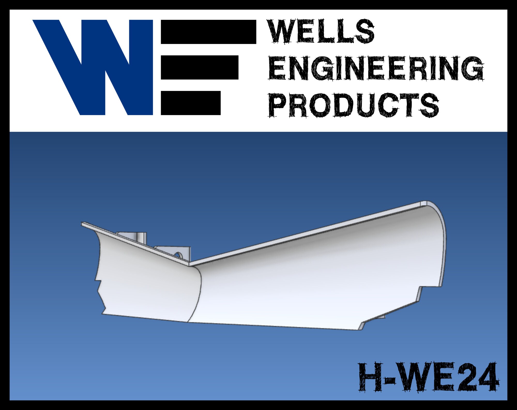 Wells Engineering Products H-WE24 Snowplow - Weed Cutter Type 1 - HO ...