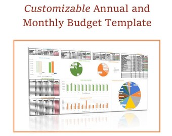 2024 Monthly Budget Spreadsheet for Excel Digital Download - Etsy