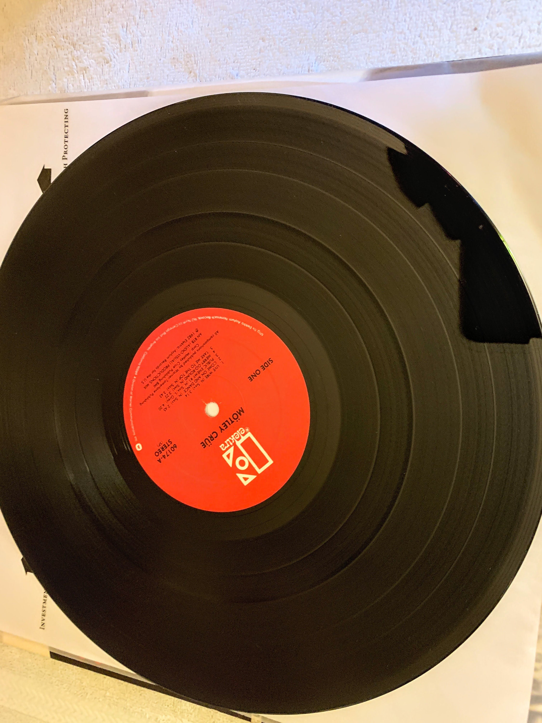 Metal Vinyl Motley Crue. 1982 SRC Pressing. the Vinyl Has Been Well ...