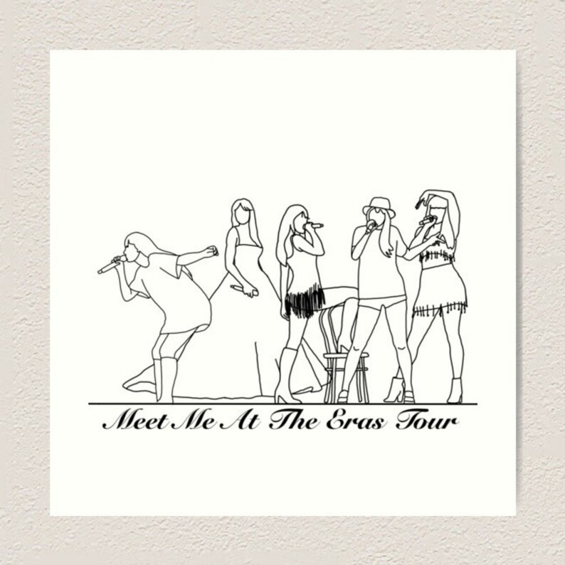 Taylor Swift's Eras Tour Art Work for Picture Frame and Many More - Etsy