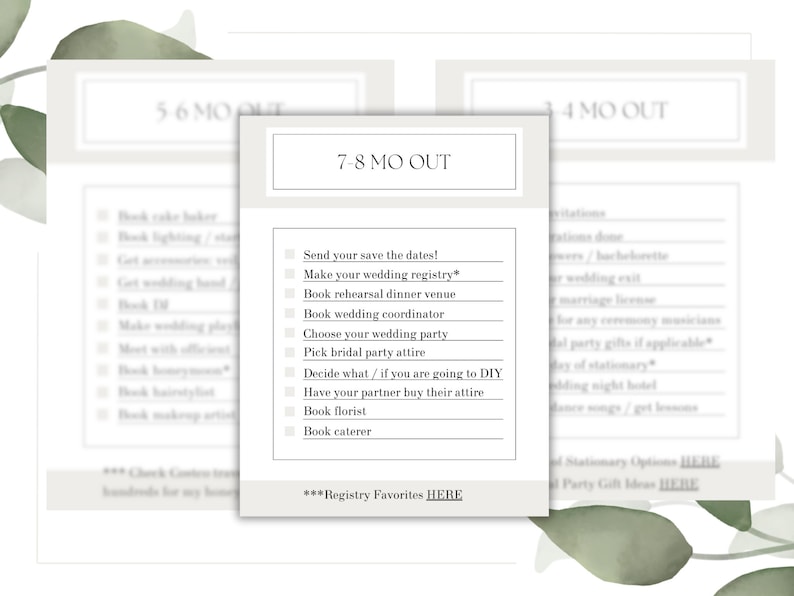 Full Engagement Planner Wedding Planning Template Canva - Etsy