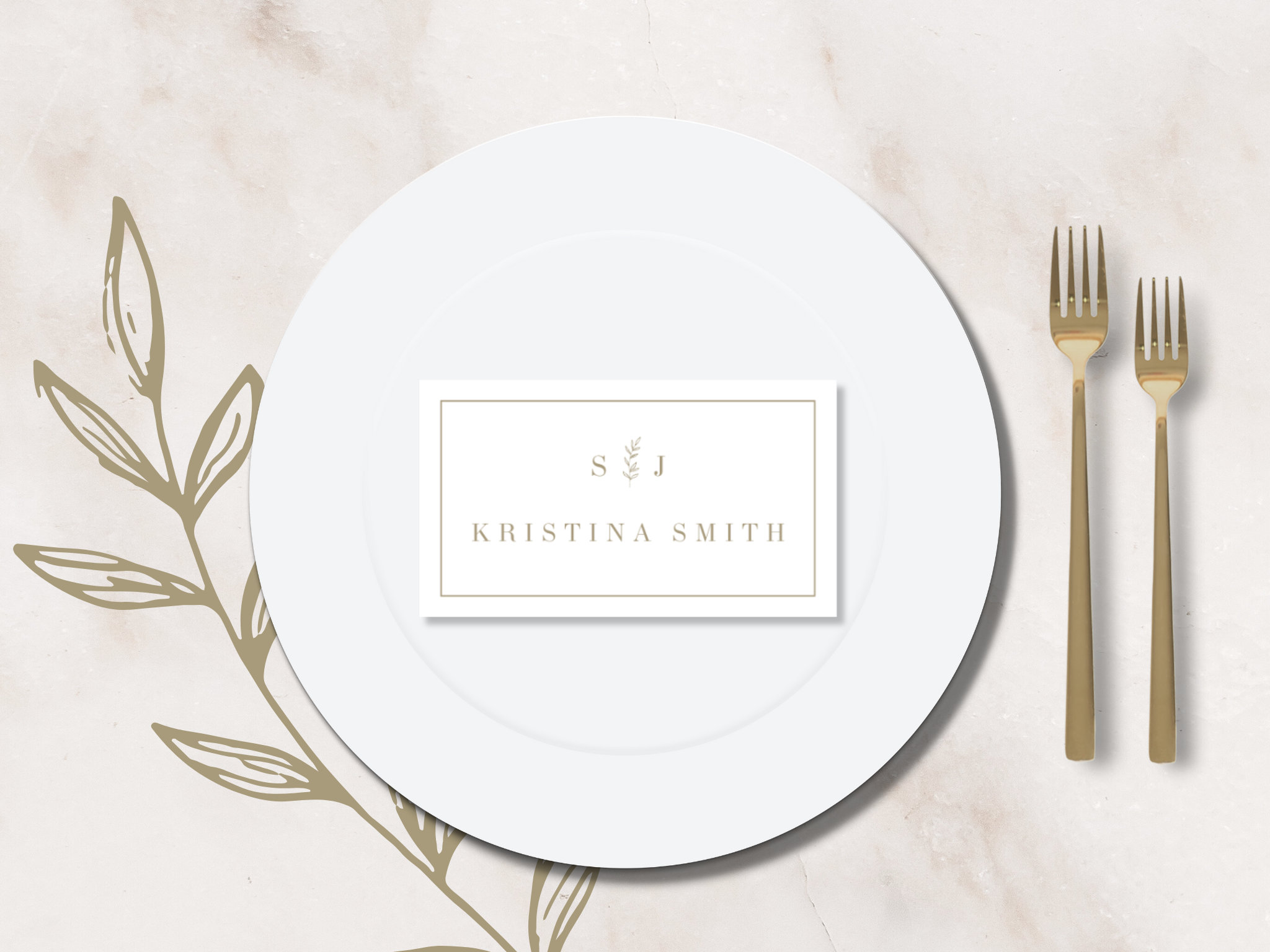 Wedding Name Tag Template, Fully Editable Instant Download, Canva ...