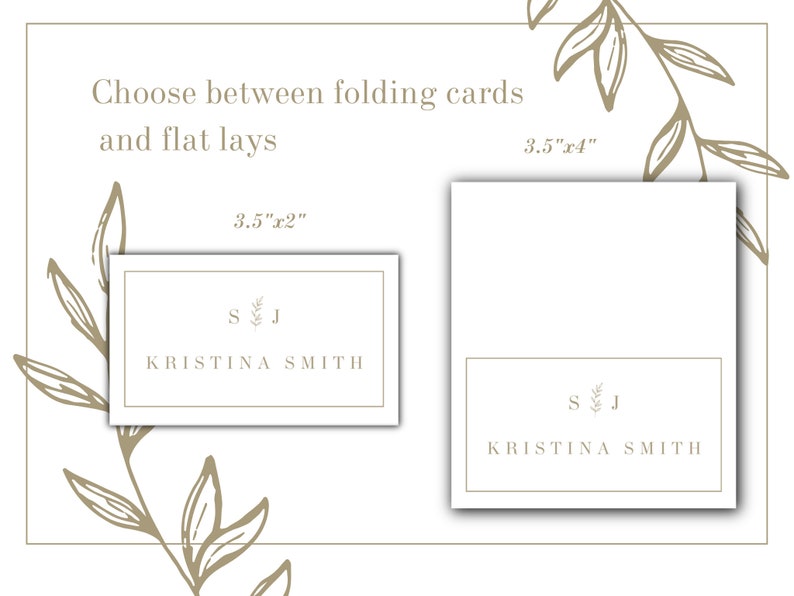 Wedding Name Tag Template, Fully Editable Instant Download, Canva ...