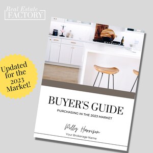 Real Estate Buyer's Guide for Sellers and Agents INSTANT - Etsy