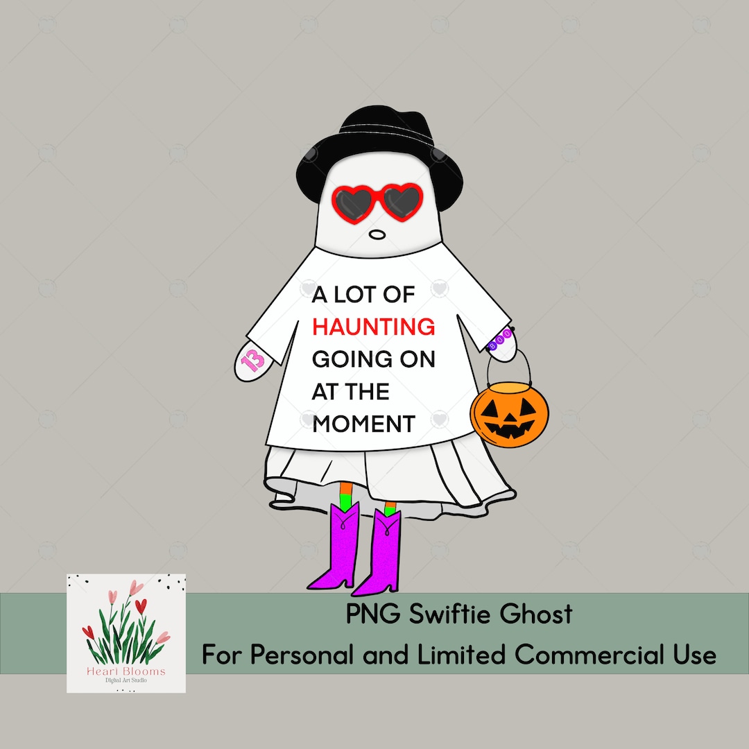 Swiftie Halloween Png, Swift Spooky Ghost, Friendship Bracelet Ghost ...