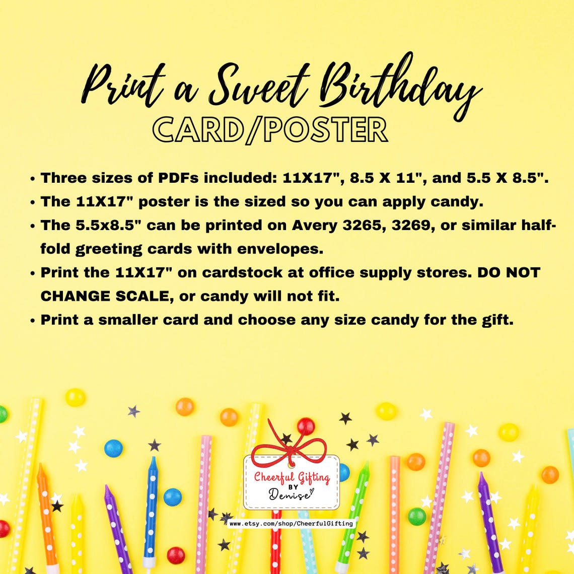 Printable Birthday Candy Gram Birthday Card for Christians Candy Bar ...