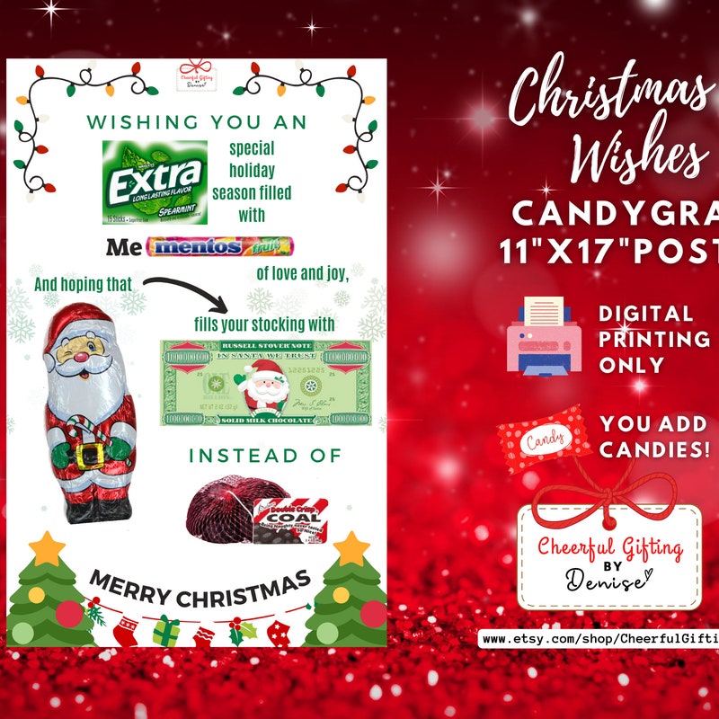 Candy Gram Poster - Etsy