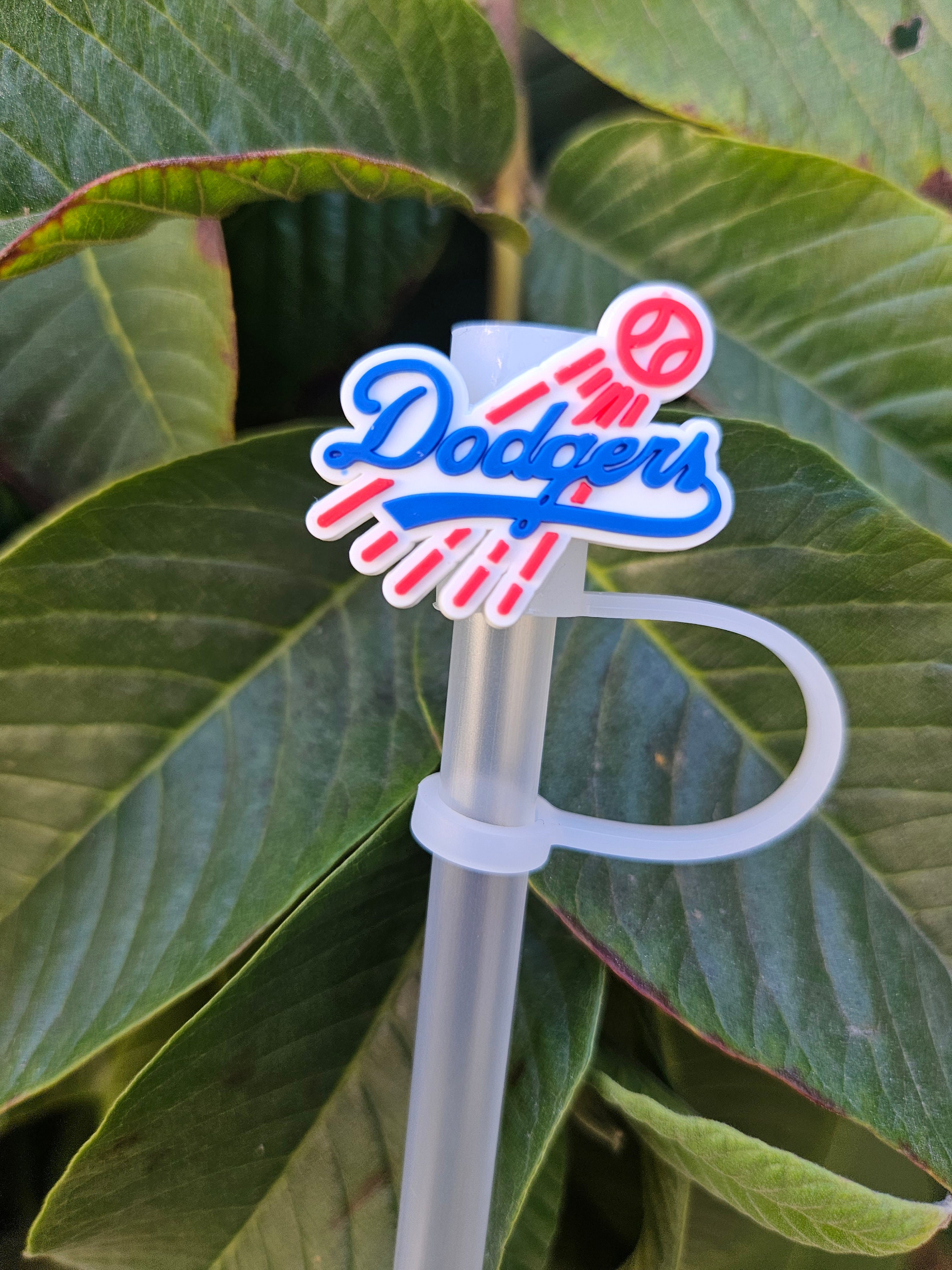Dodgers Straw Topper - Etsy