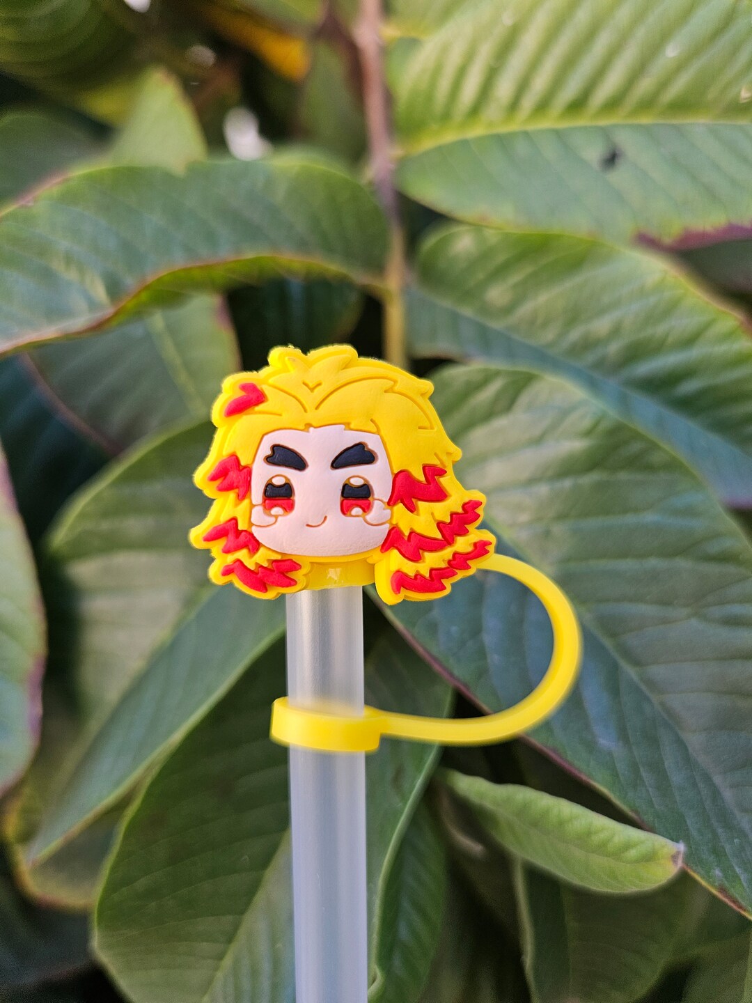 Rengoku Straw Topper - Etsy