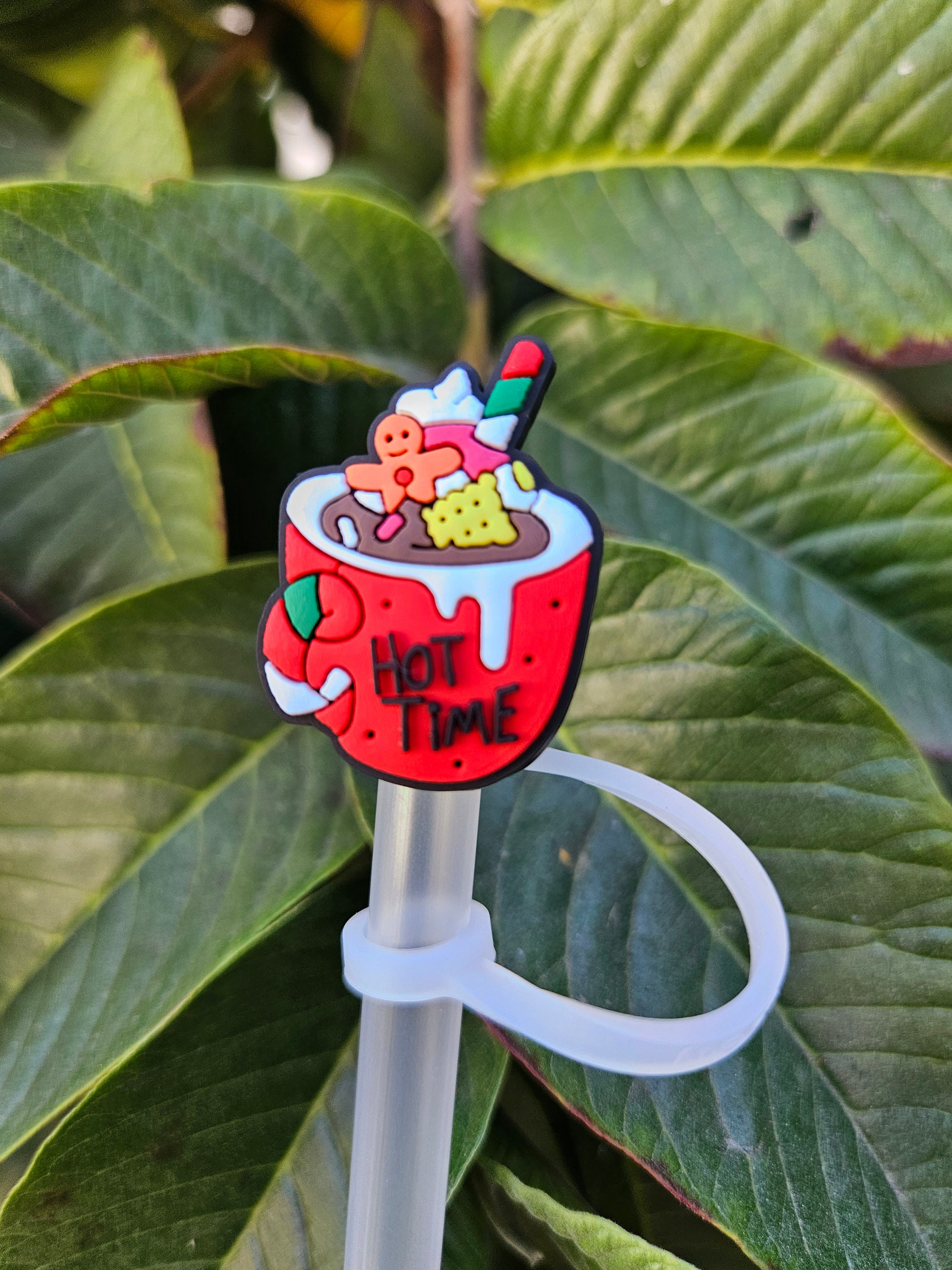 Hot Cocoa Straw Topper - Etsy