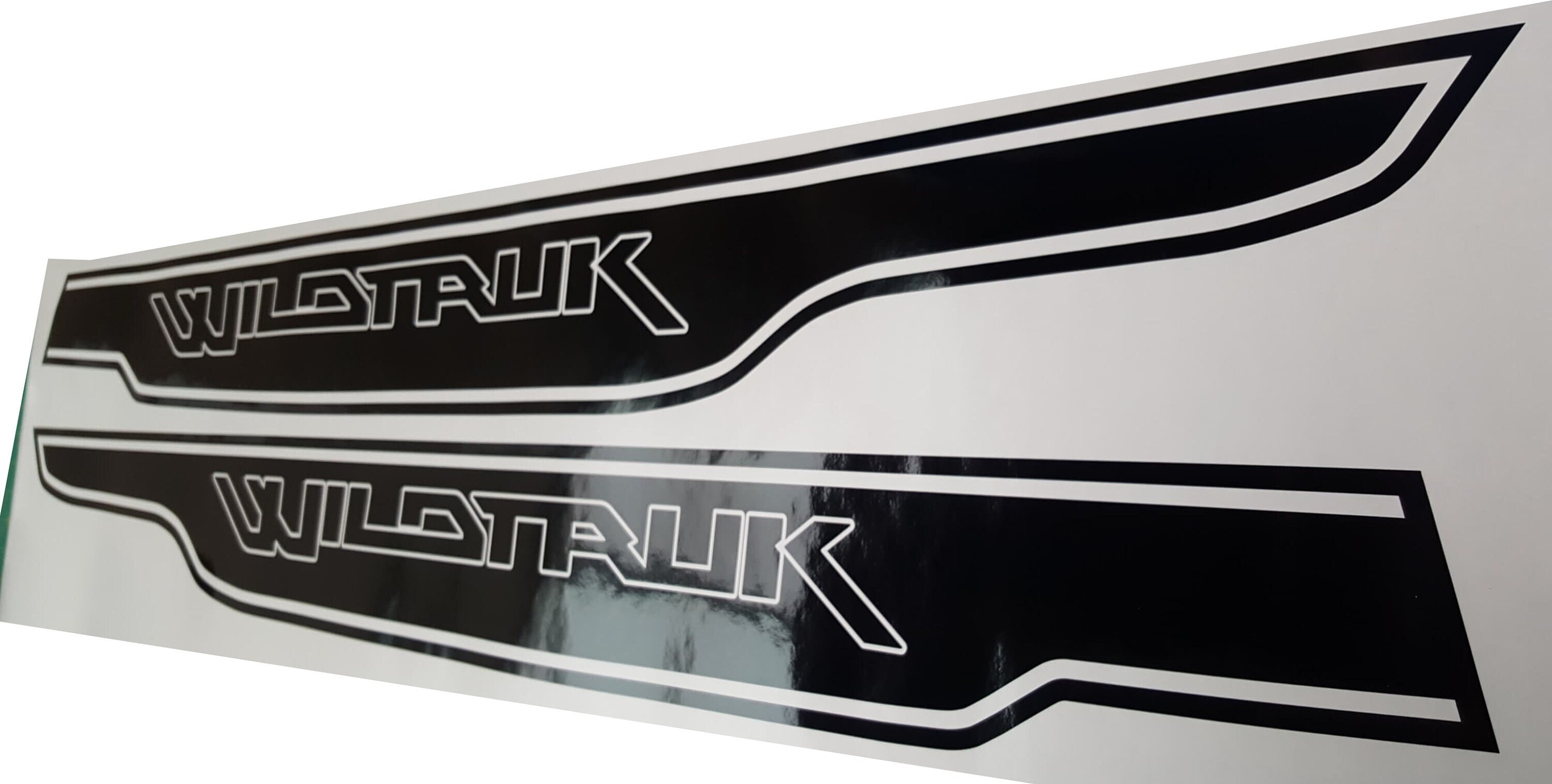 Ford Ranger PX2 PX3 Pair of Bonnet Vinyl Stickers With wildtruk Logo in ...