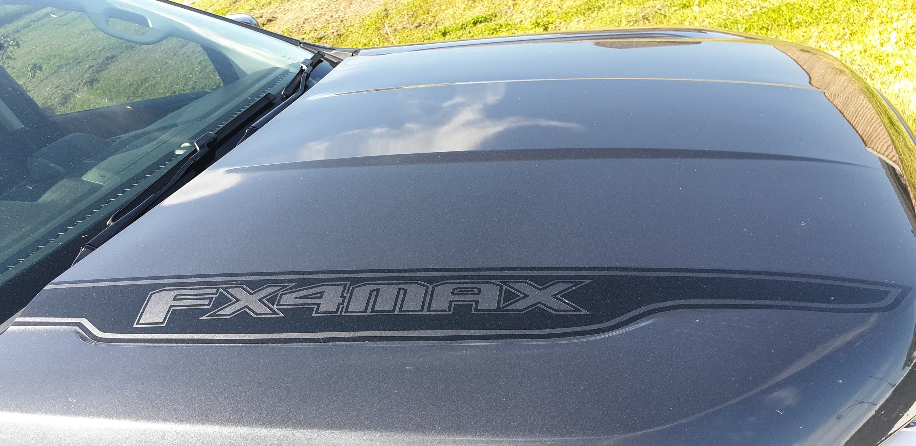 Ford Ranger PX2 PX3 Pair of Bonnet Vinyl Stickers With fx4max Logo in ...