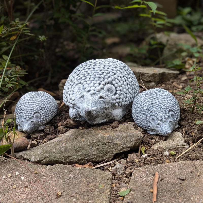 Hedgehog Outdoor Statue - Etsy