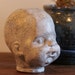 Creepy Baby Head Concrete Statue Homemade Garden Lawn Ornament for ...