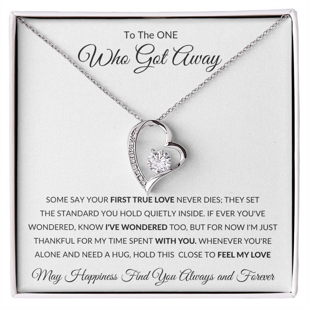 Buy Forever Love Heart Necklace Gift to Soulmate Ex Girlfriend Online ...