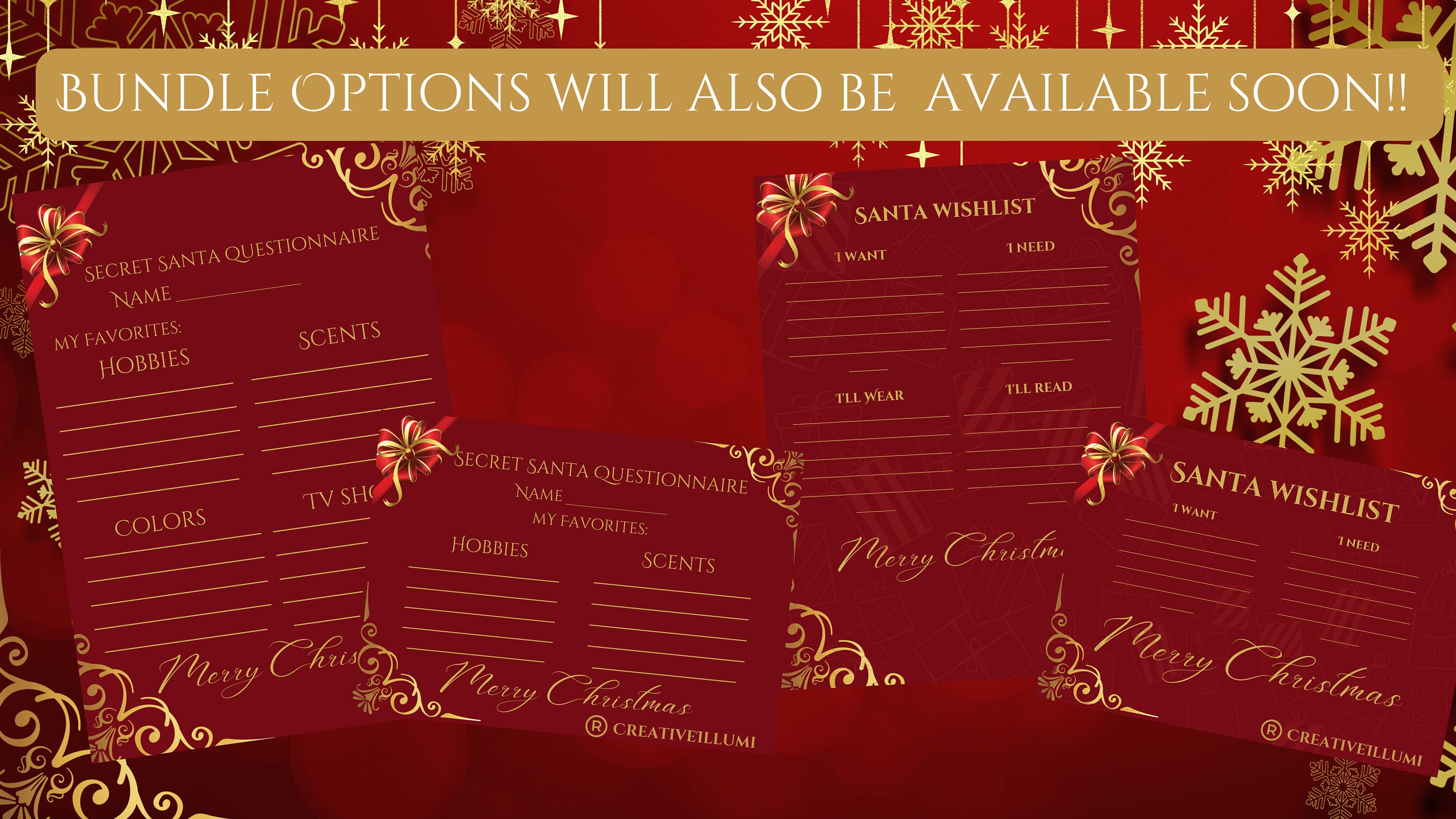 PRINTABLE Santa Santa Wishlist Template, Santa Wishlist,christmas Wish ...