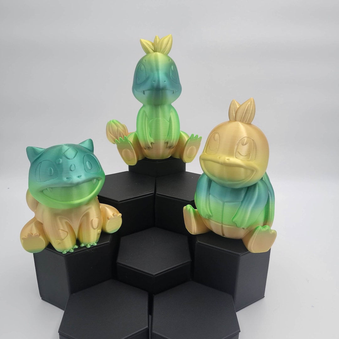 Pokémon Kanto Starters, Grass Themed - Etsy