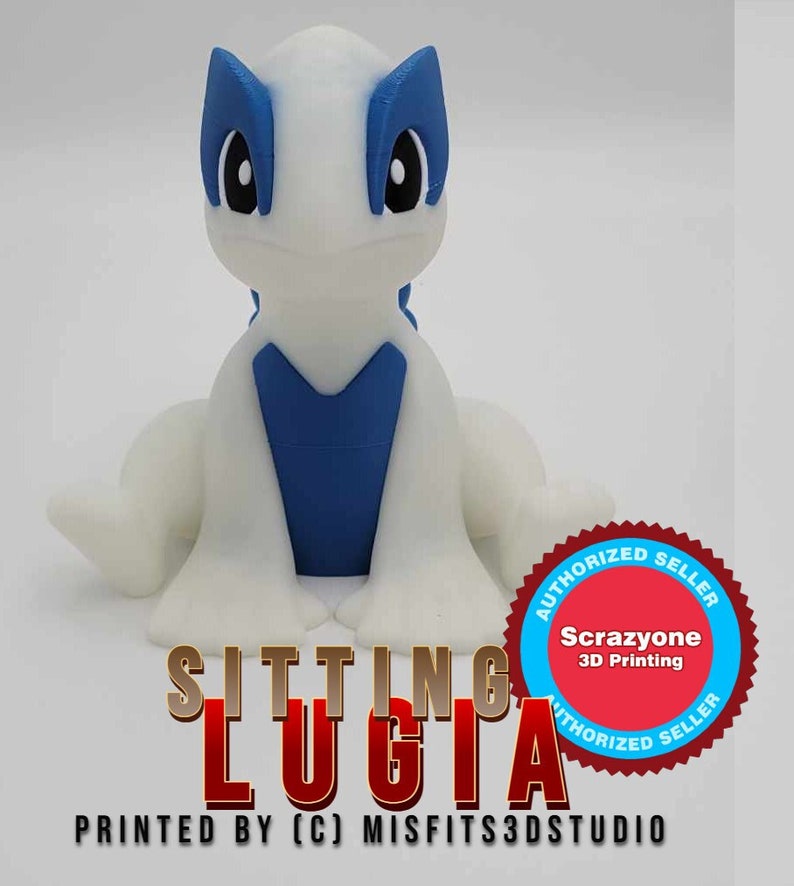 Lugia | Pokémon | Sitting | Normal Version - Etsy