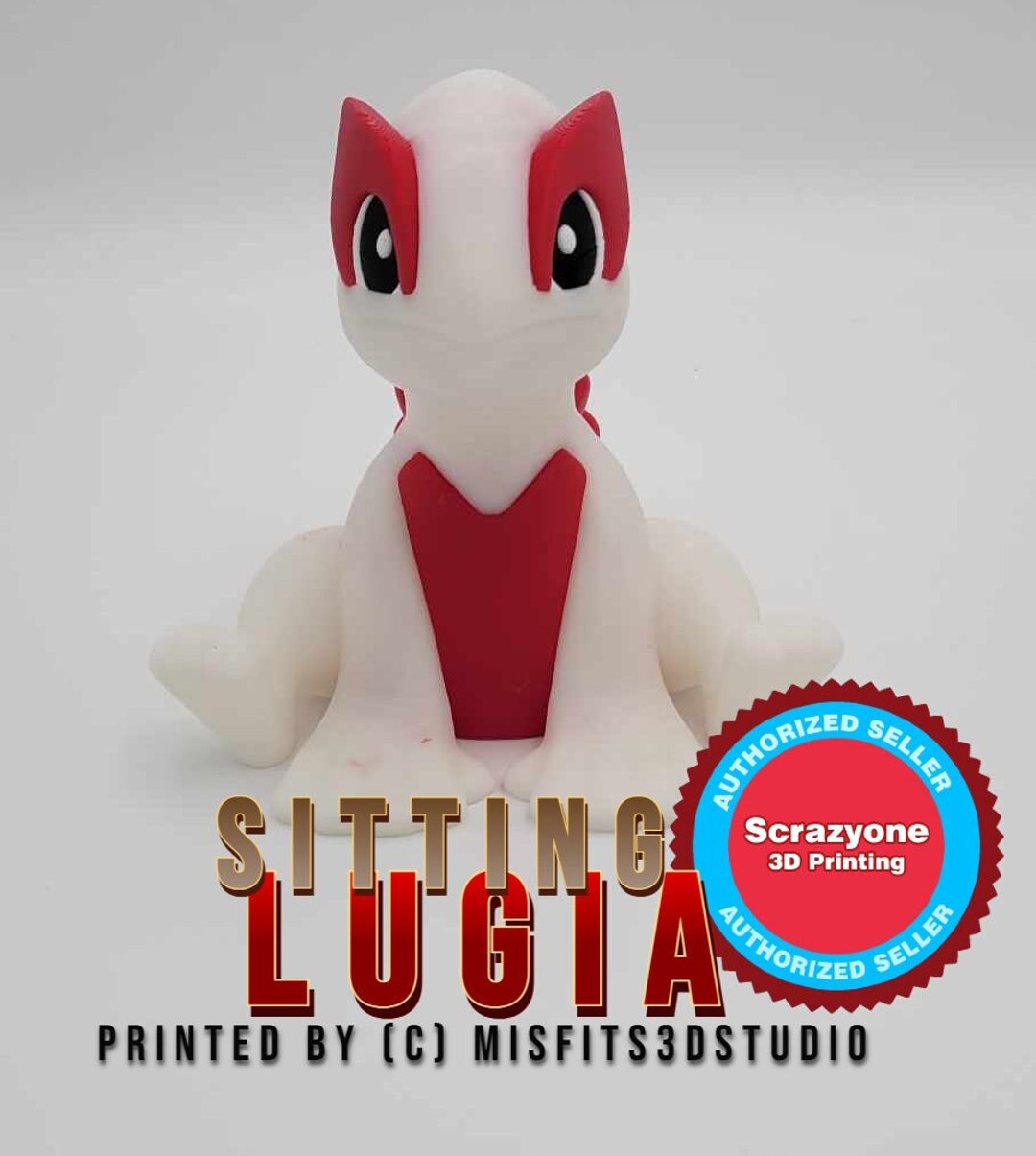 Lugia Pokémon Sitting Shiny Version - Etsy