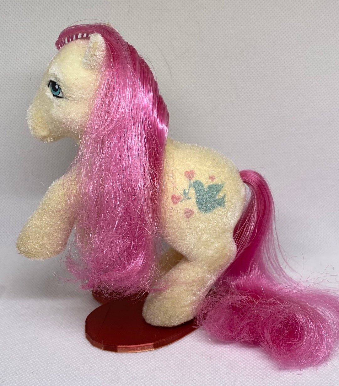 Vintage “truly”. Hasbro My Little Pony G1 so Soft Pony. Flocked. 1987 ...