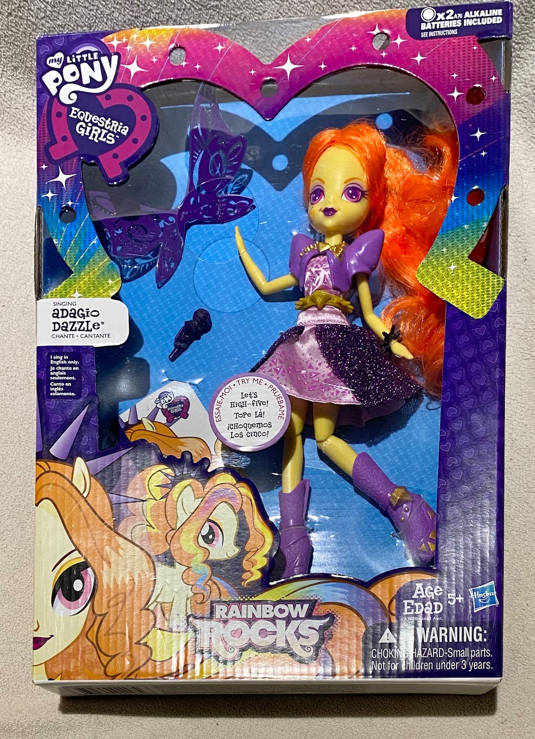 Hasbro My Little Pony Equestria Girls Singing adagio Dazzle - Etsy