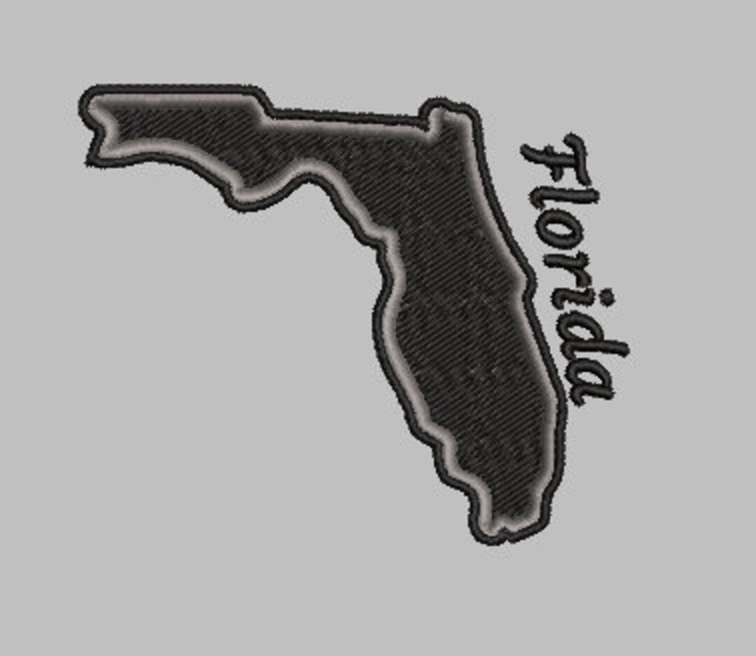 Florida Embroidery digital Download - Etsy