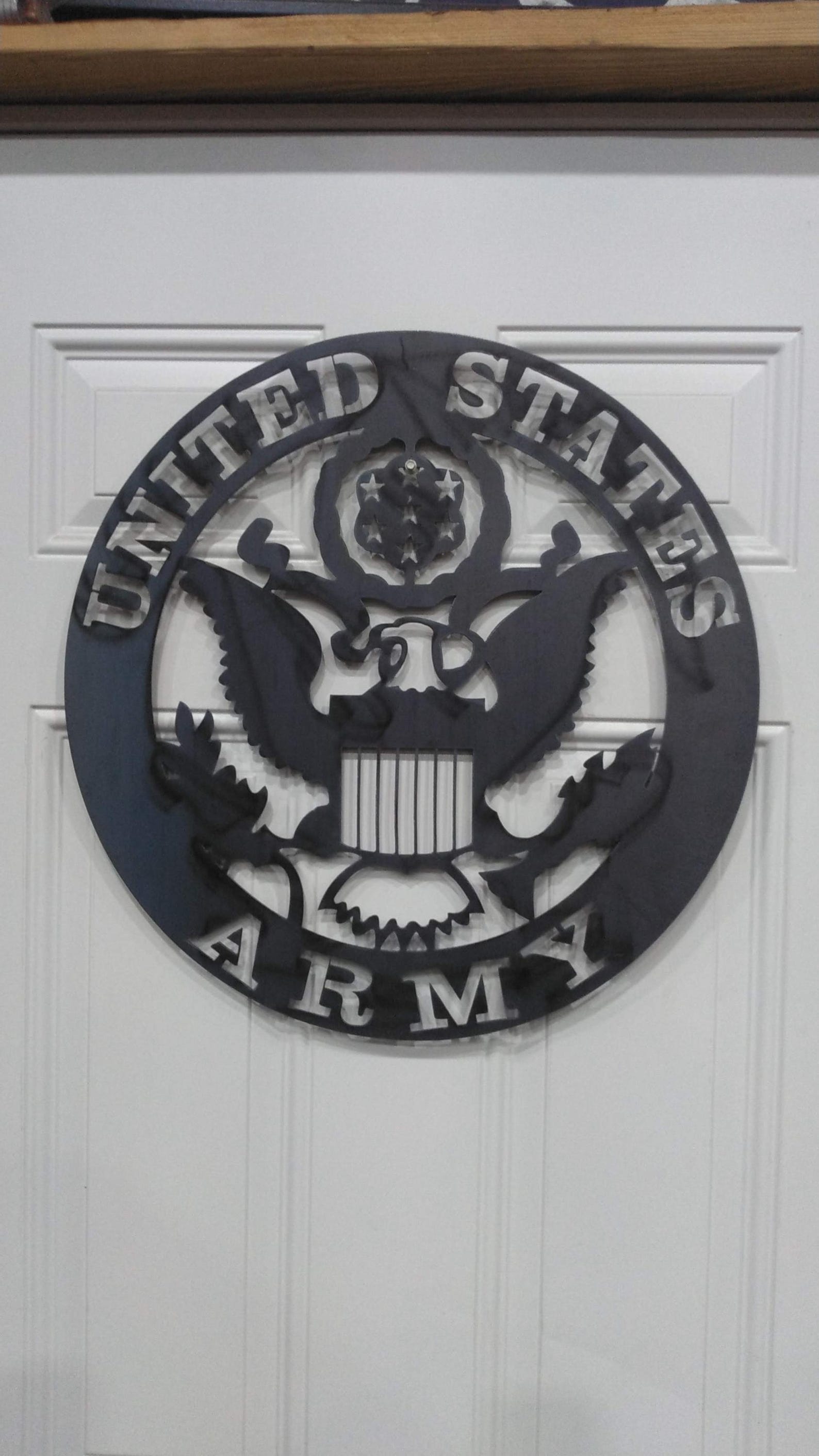 U.S. Army Sign, Metal Army Décor, Military Wall Art, Custom Army Sign ...