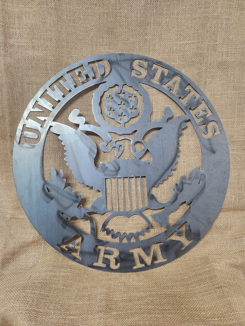 United States Army Metal Sign, Metal Army Sign, U.S. Army, Metal Army ...