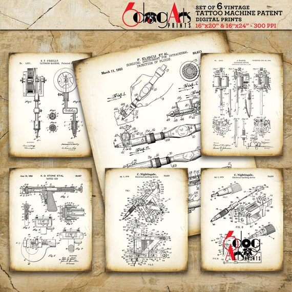 Blueprint tattoo | Orangetattooshop.com