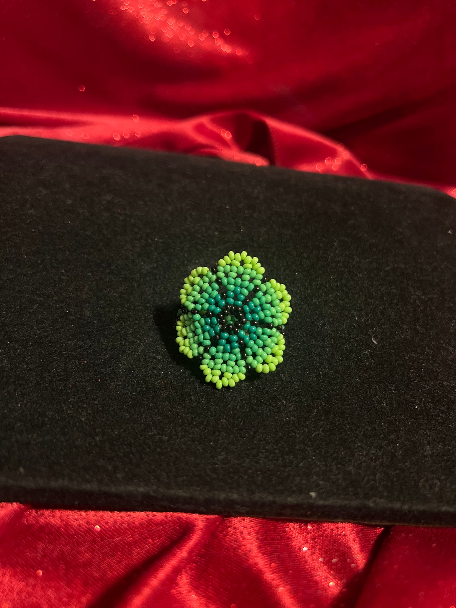 Beaded Finger Ring - Etsy