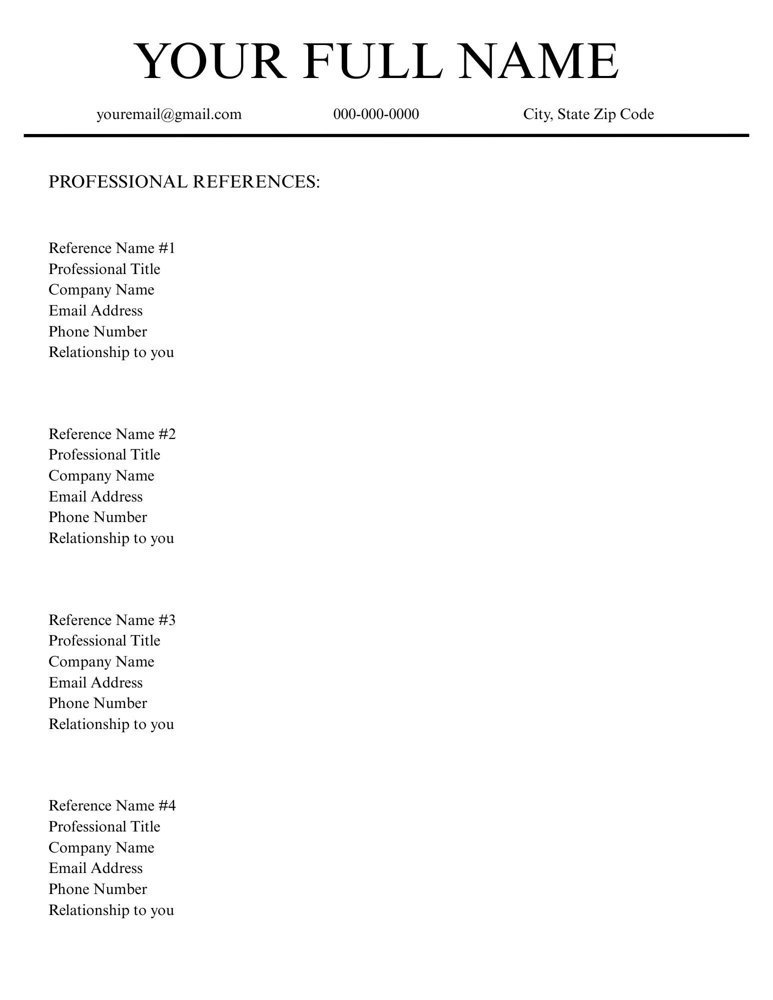 Canva Resume Template Bundle | CV & Reference Letter (digital Download ...