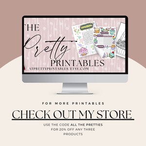 Boho Flowers Kids Printable Chore Chart, Bundle, Weekly Routine ...