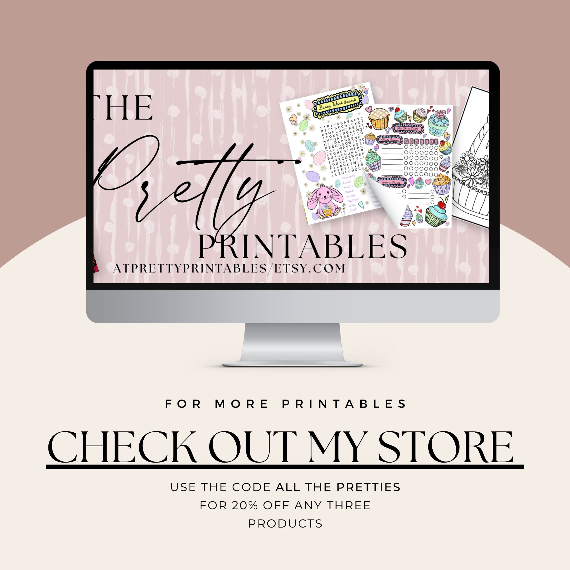 Boho Flowers Kids Printable Chore Chart, Bundle, Weekly Routine ...