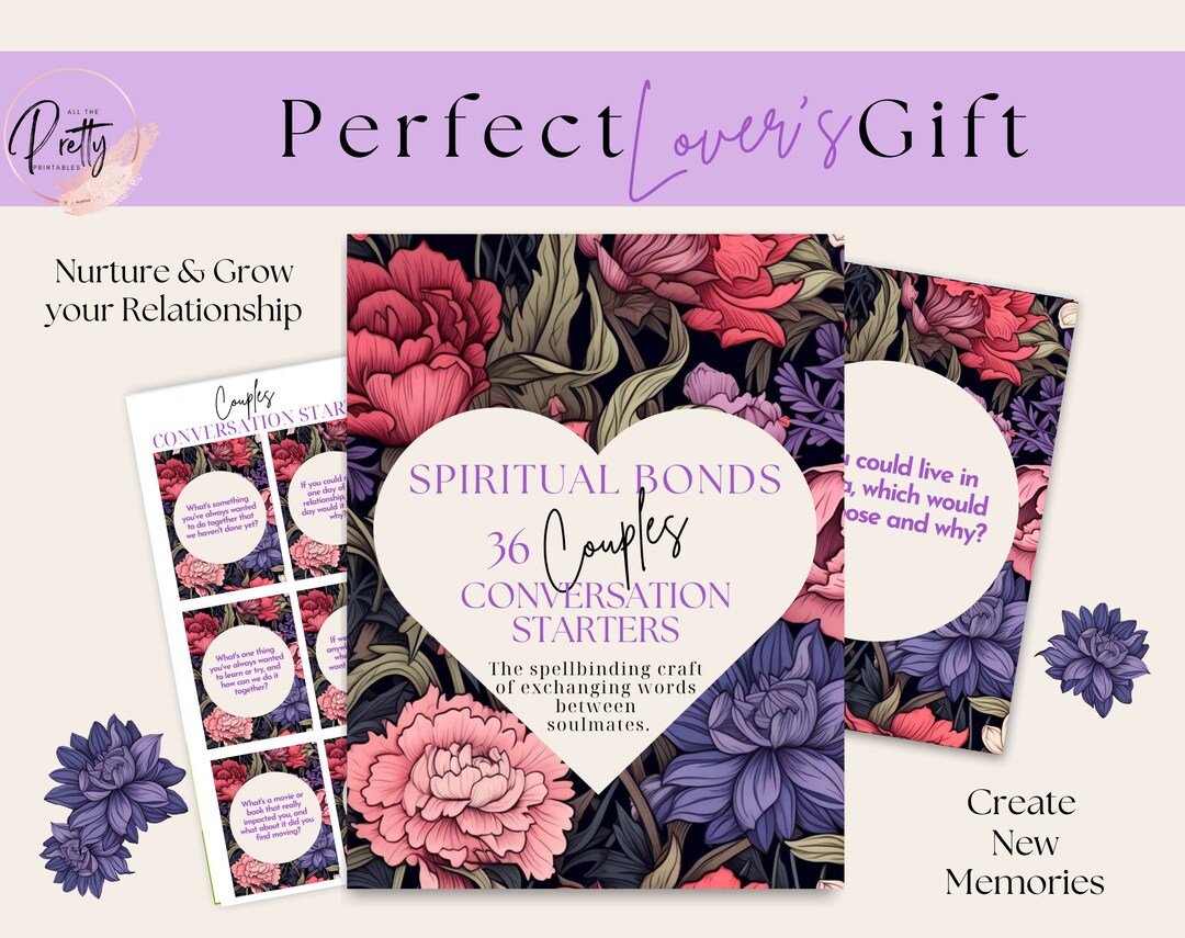 Conversation Starters Couples Anniversaries Birthdays Relationship ...