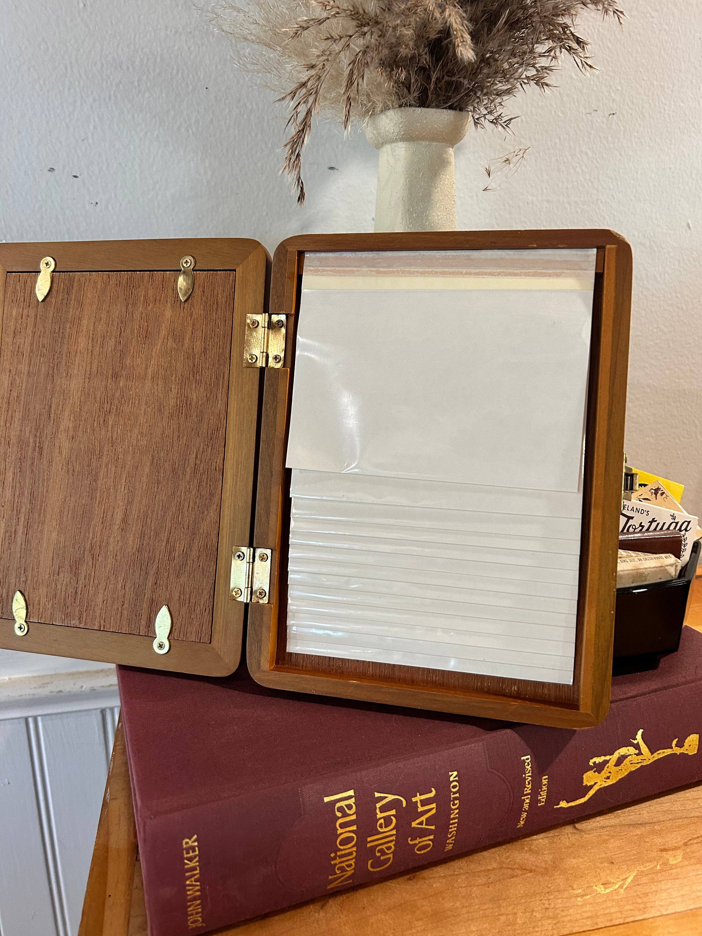 Vintage Wooden Photo Frame Album - Etsy