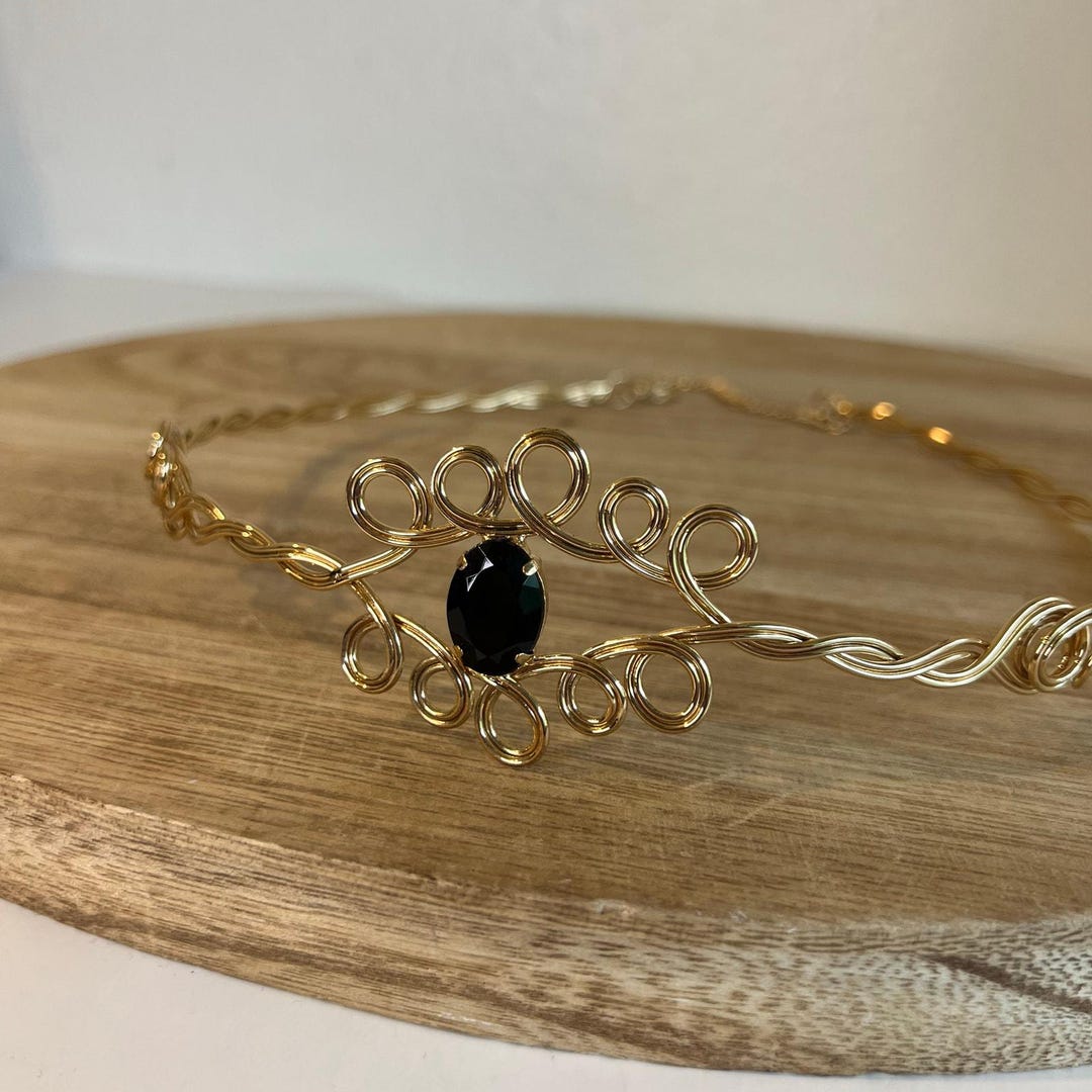 Gold Handmade Wire Swirl Belly Chain Belt or Headband Festival Piece - Etsy