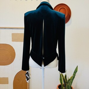 Vintage 90s Deadstock Blue Velvet Two Piece Summer Dress & Open Back ...