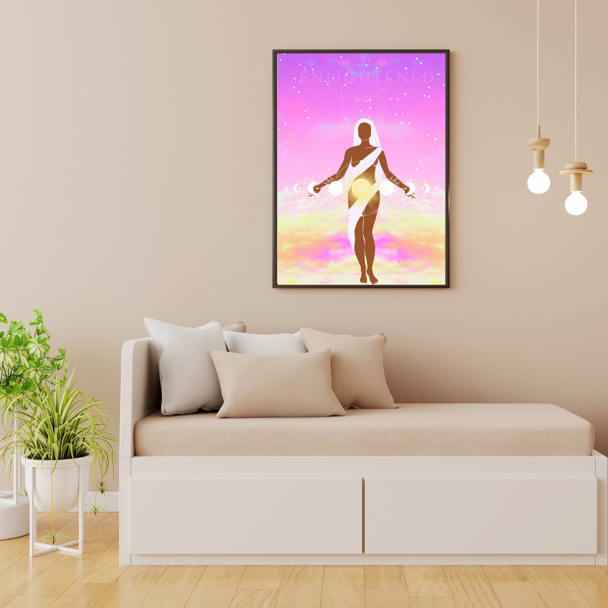 Divine Moon Goddess, Feminine Energy, Moon Magic, Digital Download ...