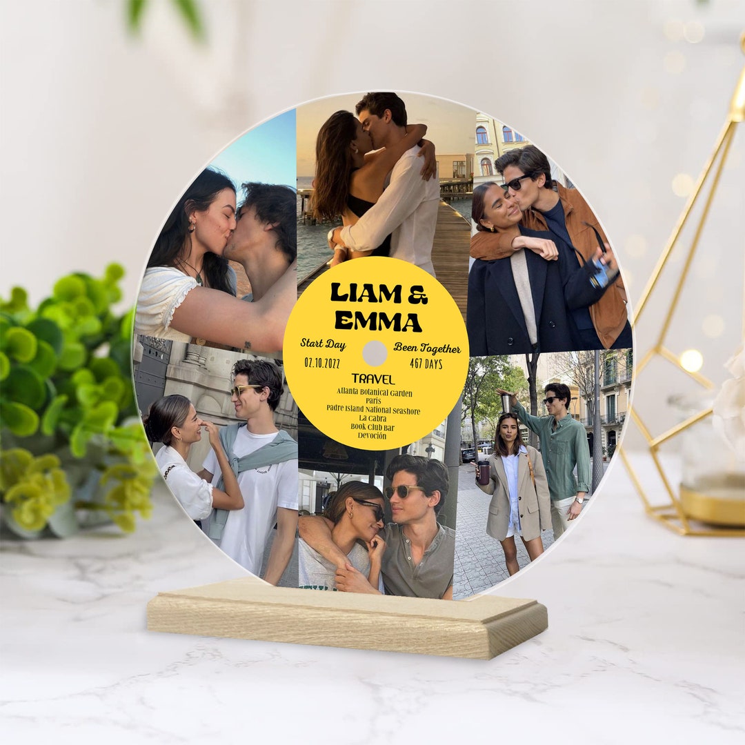 Custom Vinyl Record Photo, Custom Photo Couple, Valentine Gift for Him ...
