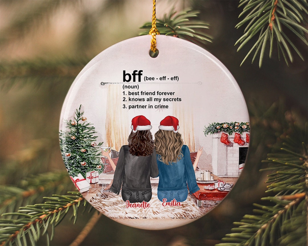 Friendship Gift Ornament, Best Friend Definition Ornament, Best Friend ...