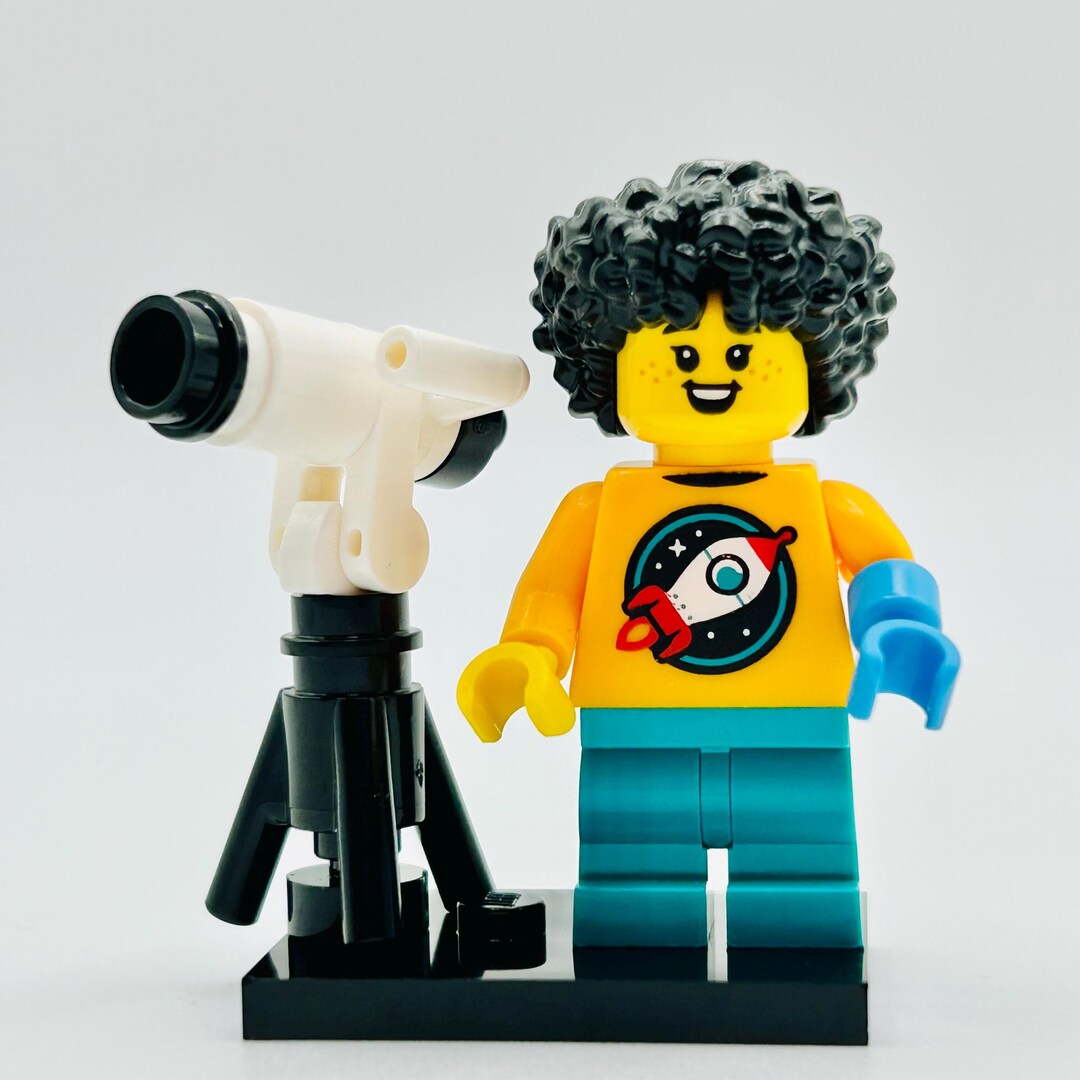 Astronomer Kid - LEGO Figure With Prosthetic Arm and Telescope ...