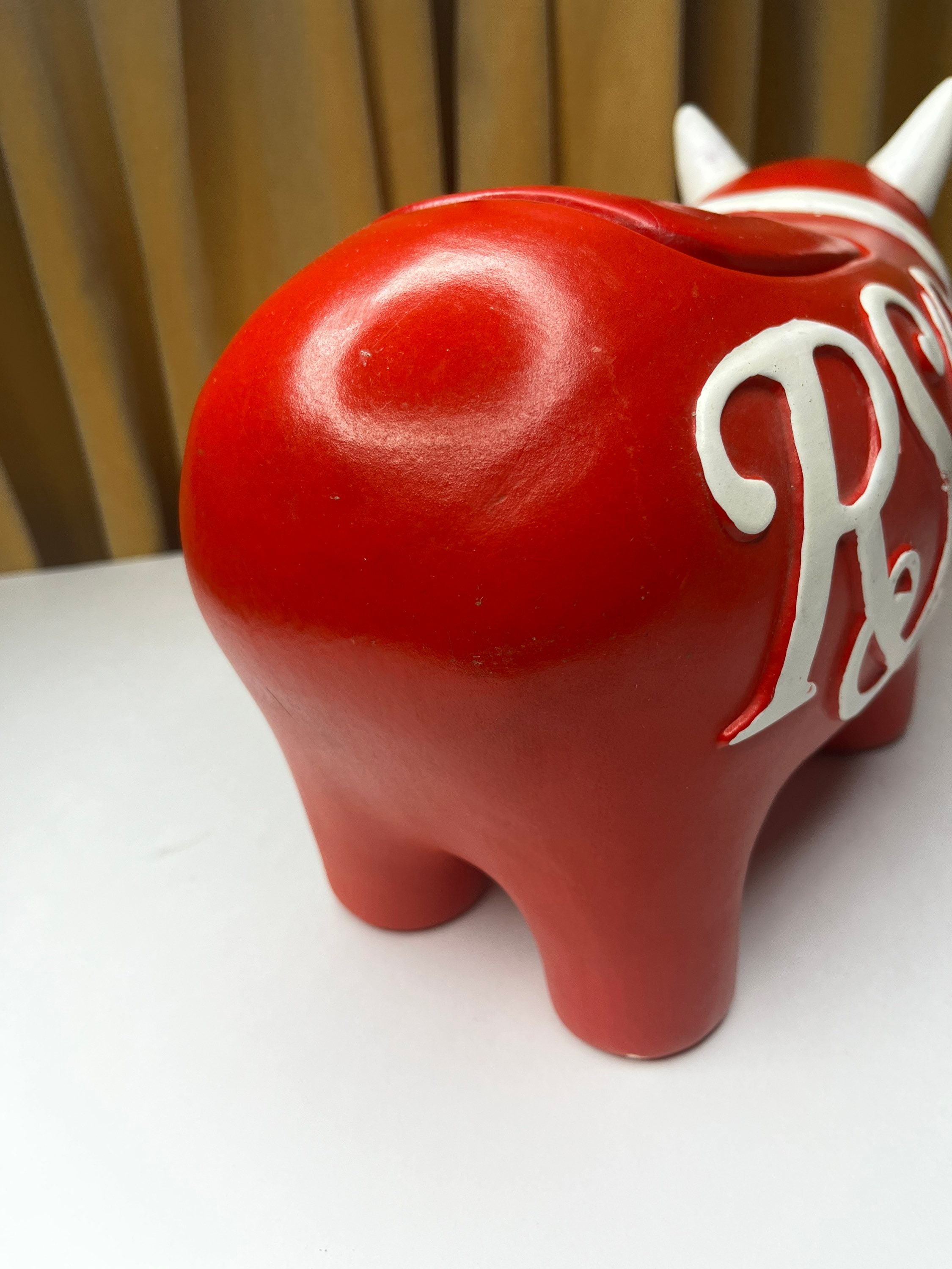 Rare 1978 RSO Records Bull Cookie Jar - Etsy