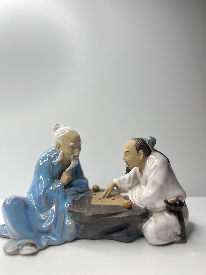 Vintage Chinese Clay Figurine! - Etsy