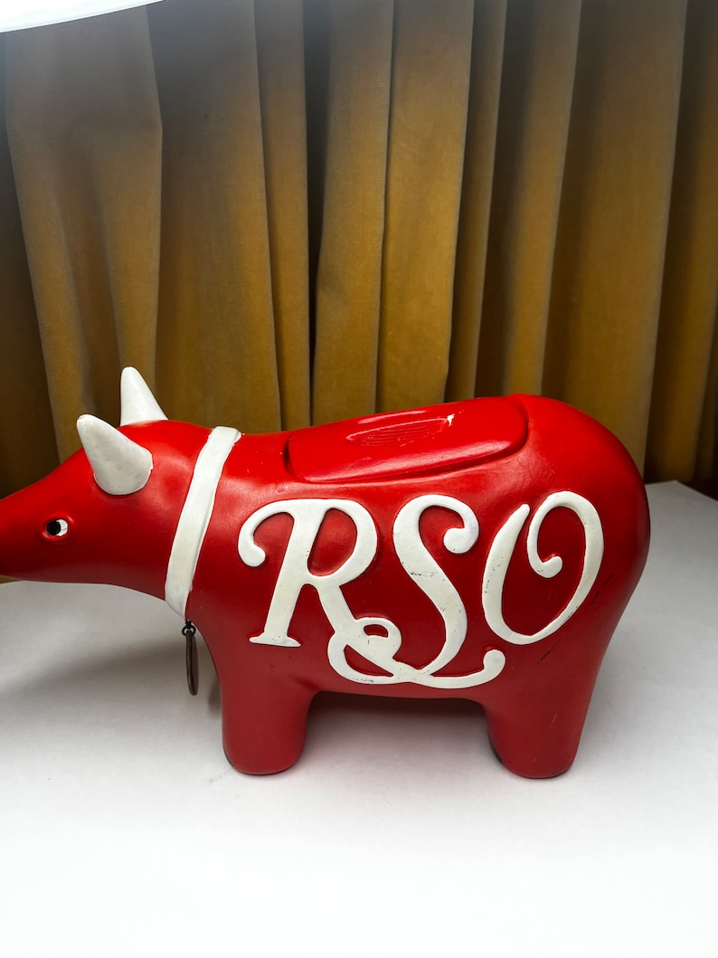 Rare 1978 RSO Records Bull Cookie Jar - Etsy
