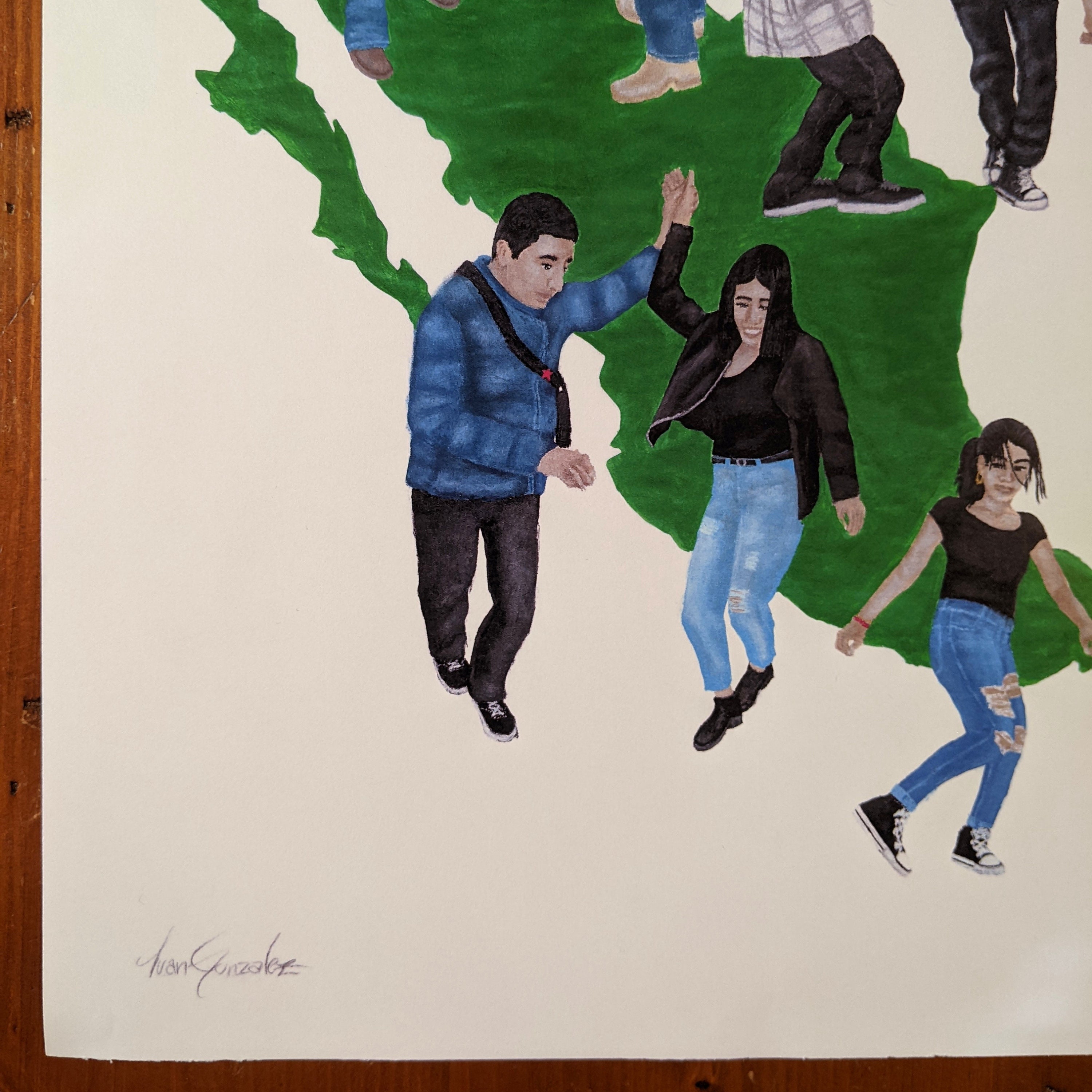 Cumbia Popular! (cumbia Dance Art Print) - Etsy