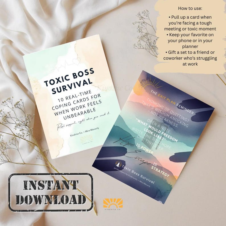 Coping Skills Cards | Printable Anxiety & Stress Relief Flashcards ...