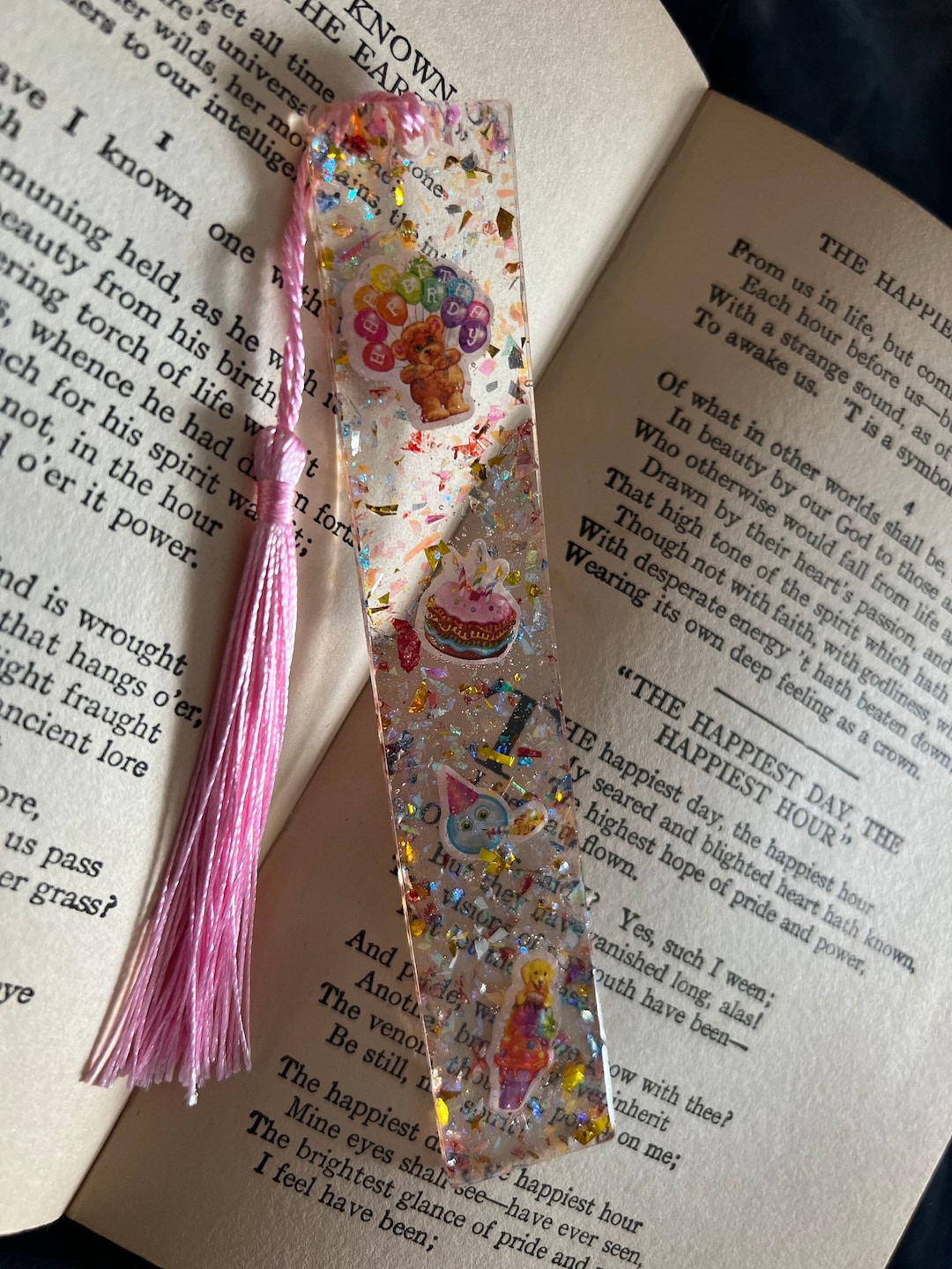 LISA FRANK Birthday Bookmark - Etsy
