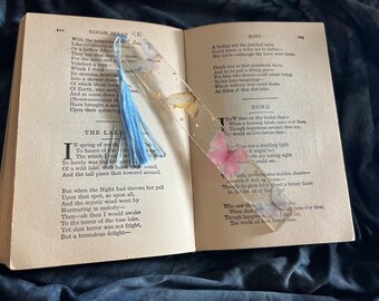 Butterfly Field Label Beaded Bookmark Vintage Inspired - Etsy