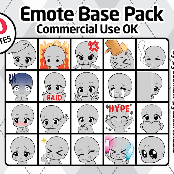 Free Twitch Emote Base - Etsy