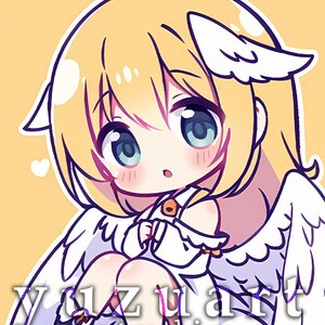 Custom Emote Stickers for Twitch, Discord, Youtube Vtuber Anime Style ...